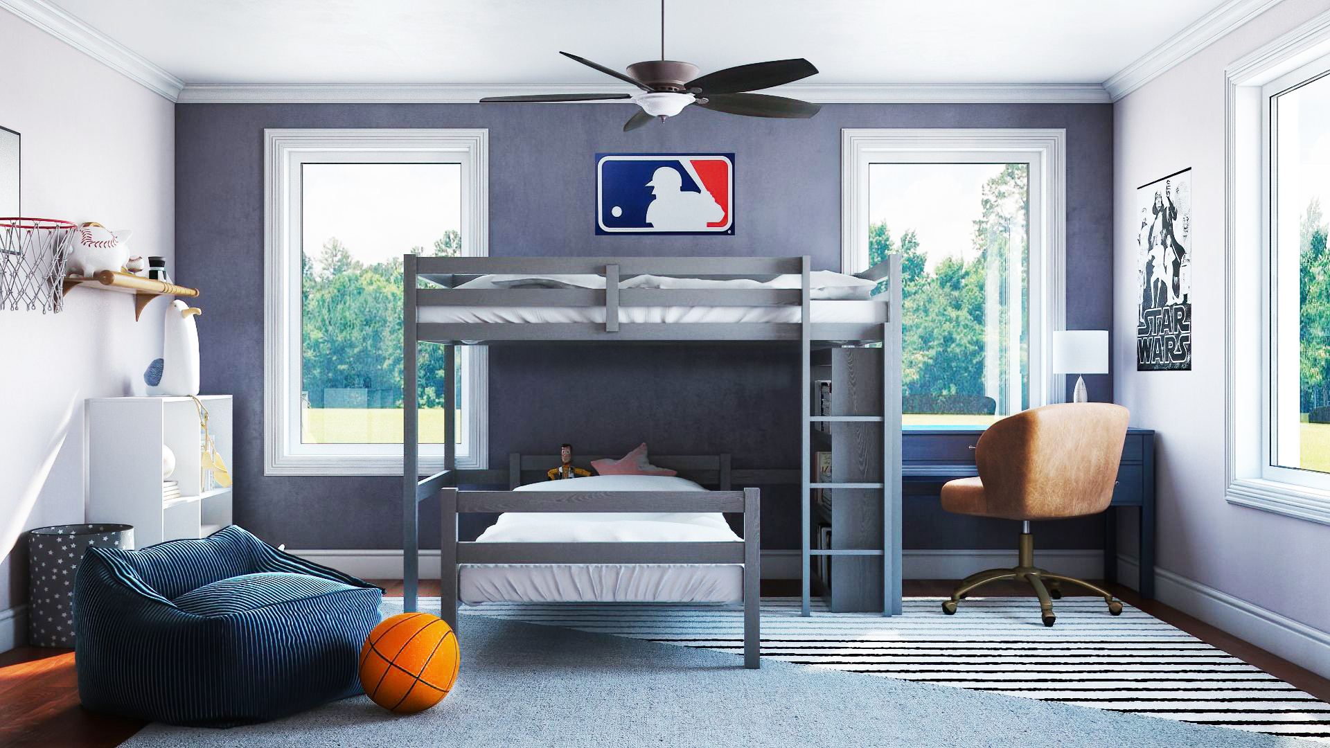 Home Run Blues by Astrid | Havenly