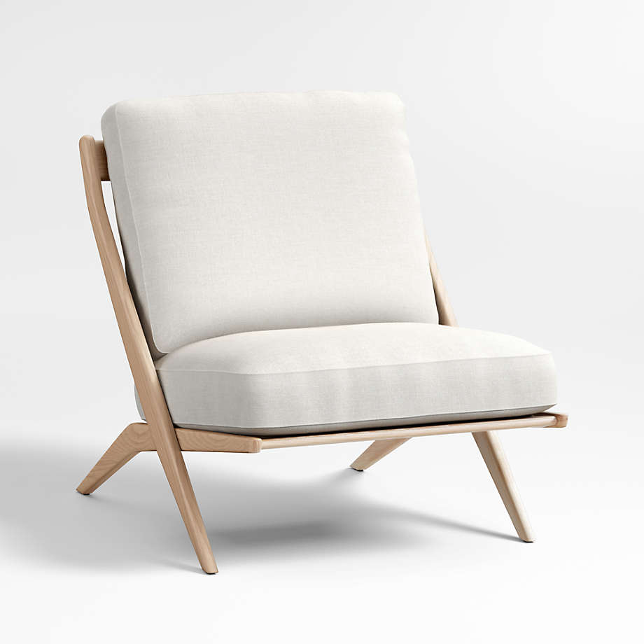 Pose Natural Accent Chair Crate and Barrel Havenly