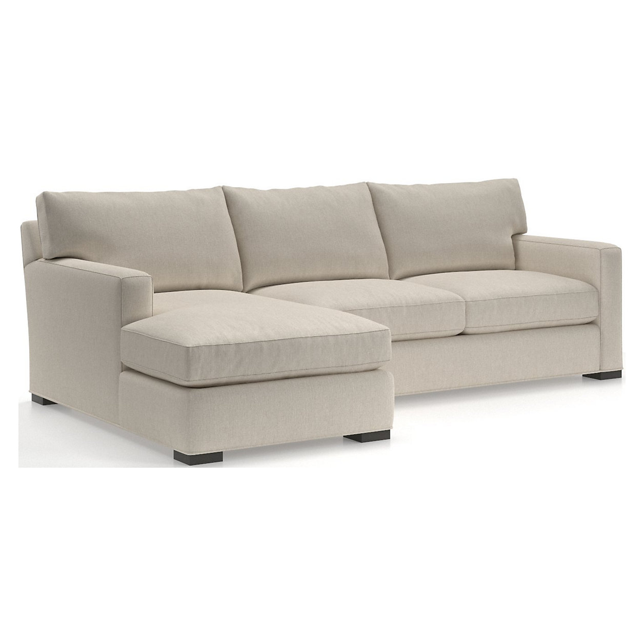 Axis 2-Piece Sectional Sofa - Crate and Barrel | Havenly