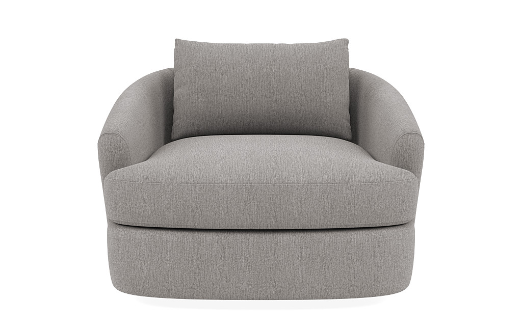 Marshall Oversized Swivel Chair - Interior Define | Havenly