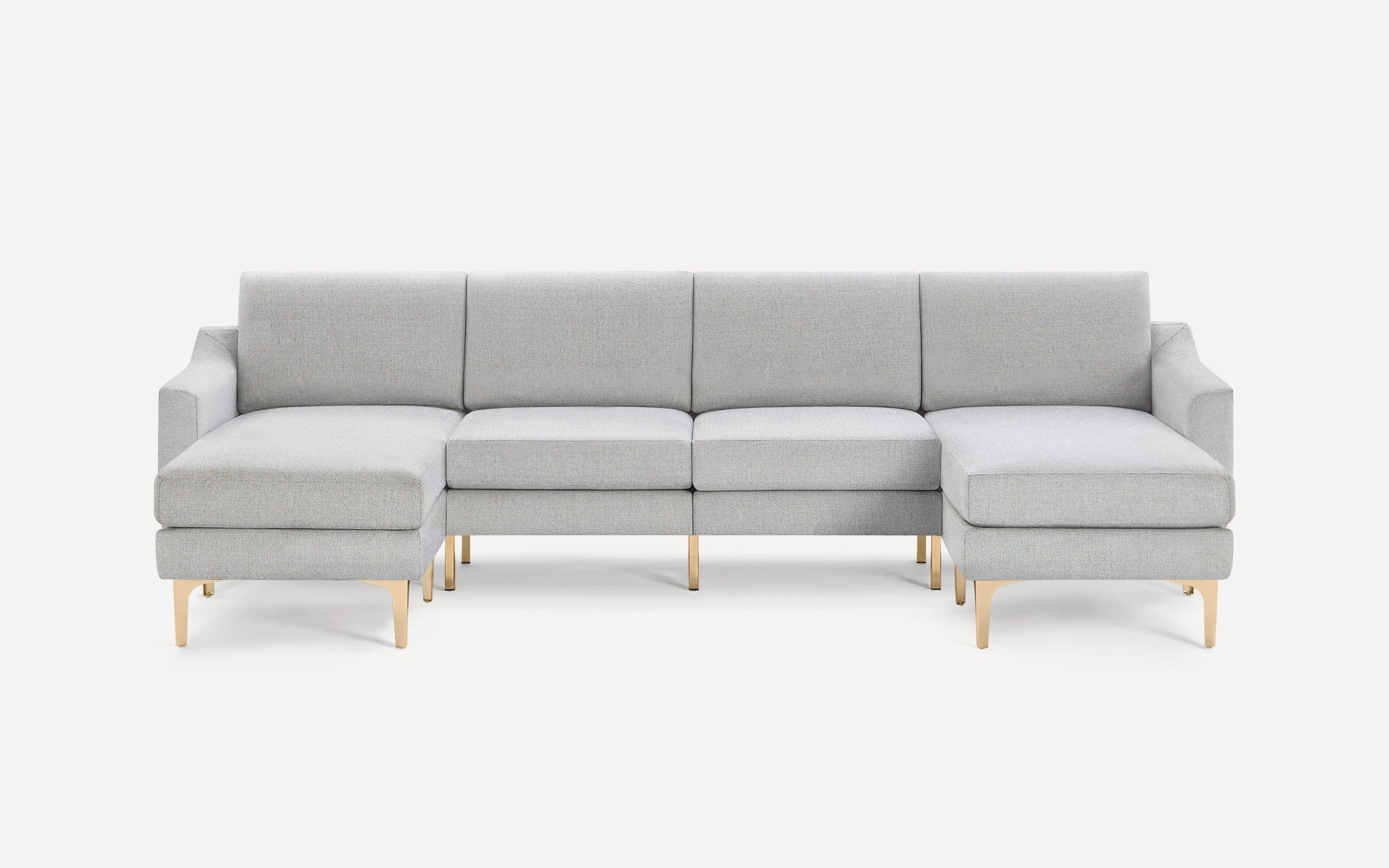 Burrow Nomad Double Chaise Sectional Sofa - Burrow | Havenly