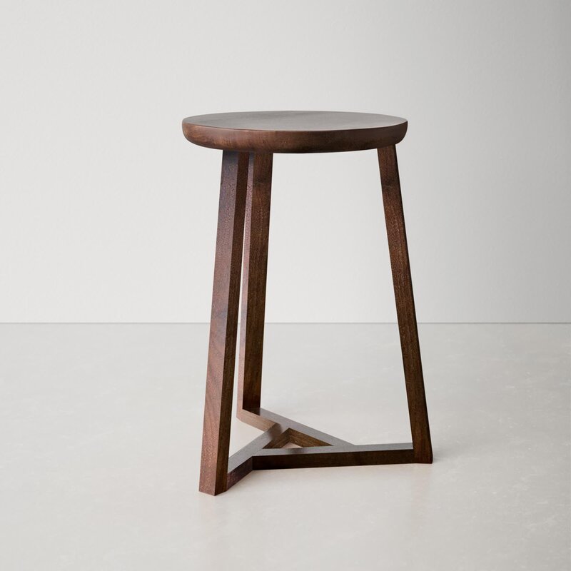 Virgo Solid Wood Cross Legs End Table - AllModern | Havenly