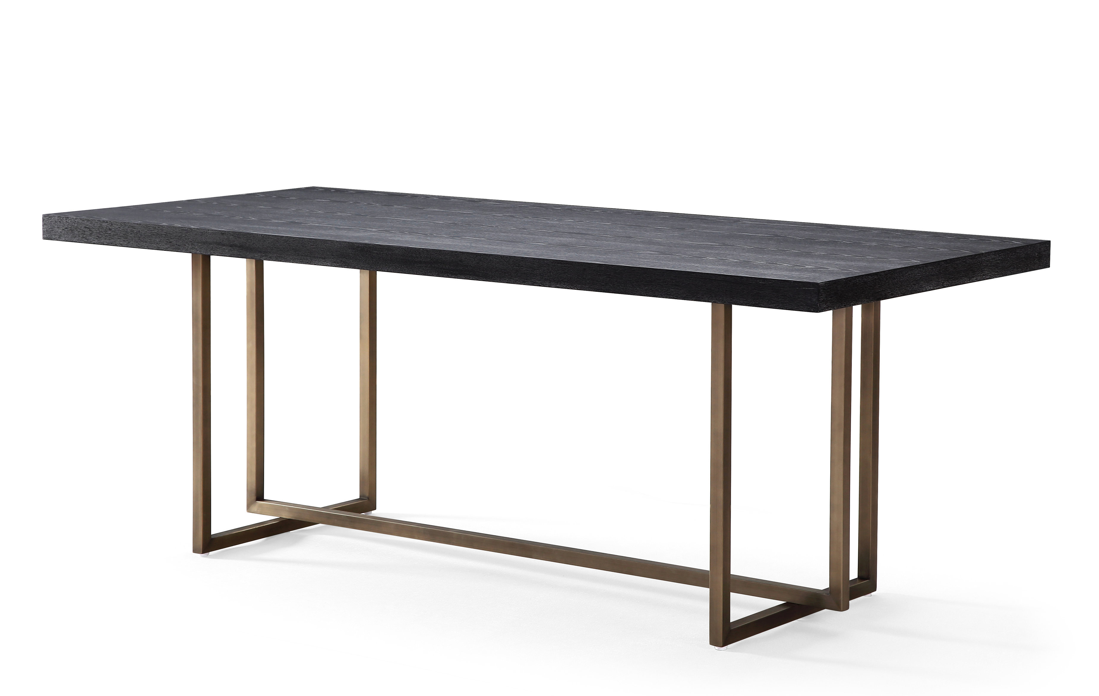 Lola Black Rectangular Dining Table *Preorder Today. Estimated restock 11/18/2024 - TOV ...