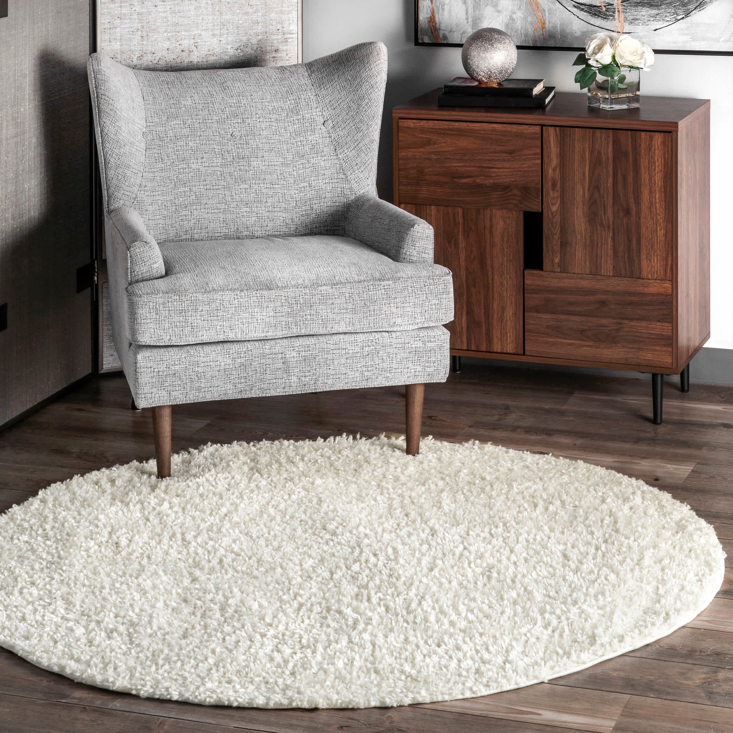 Casual Plush Shag Neva Area Rug - nuloom | Havenly