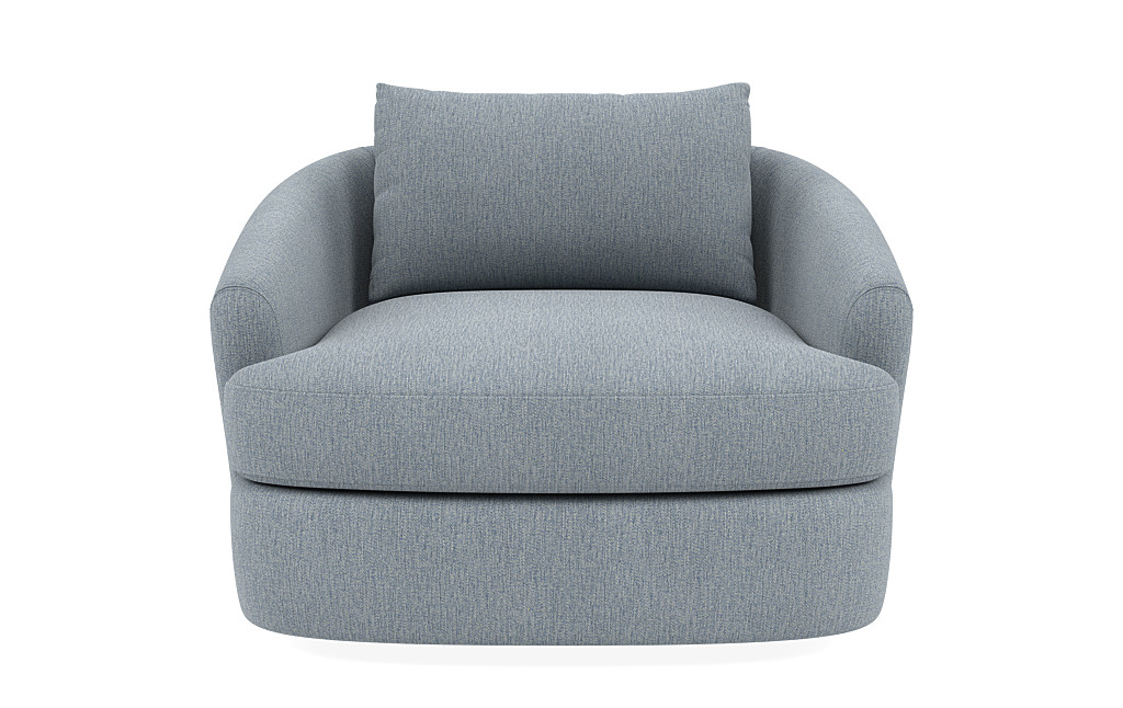 Marshall Oversized Swivel Chair - Interior Define | Havenly