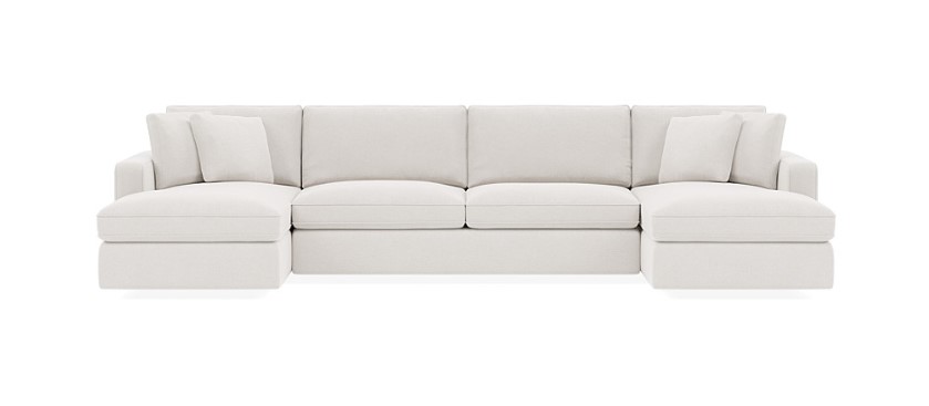 James 3-Piece 4-Seat U Chaise Sectional - Interior Define | Havenly