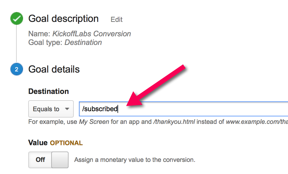 How to Set-up Google Analytics Goals for Your Campaign - KickoffLabs