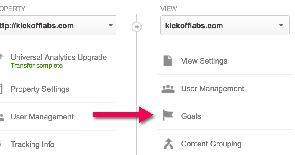 How to Set-up Google Analytics Goals for Your Campaign - KickoffLabs