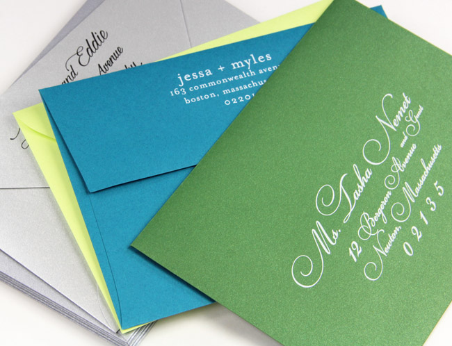Wedding Envelope Printing Envelope Addressing Service