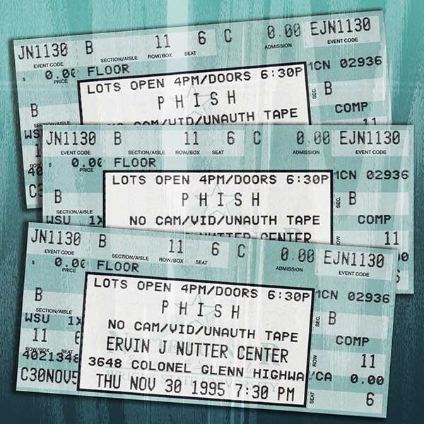 LivePhish - Download or Stream - Phish 11/30/95, Ervin J. Nutter Center ...