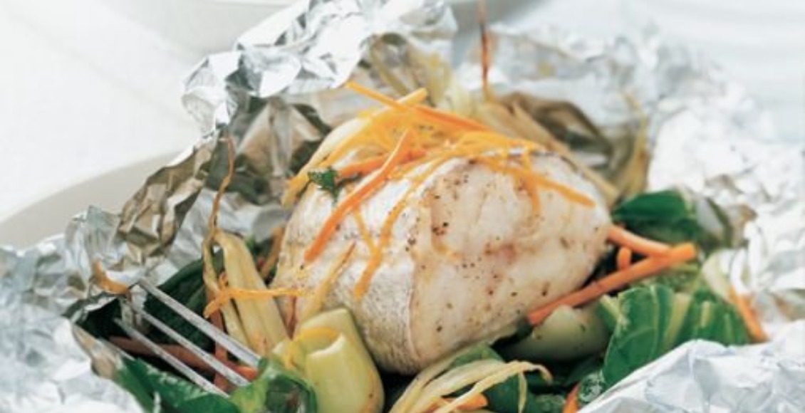 Pescado en papillote