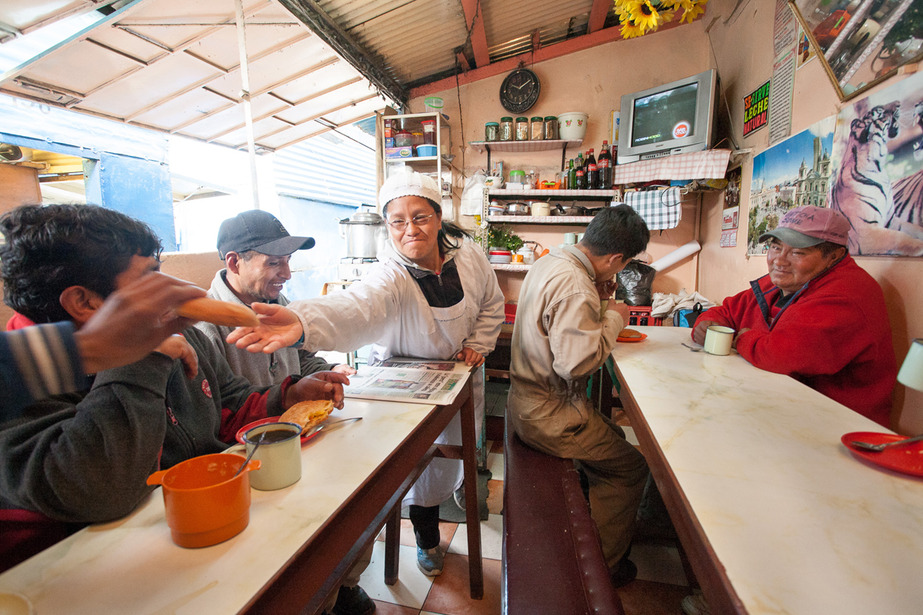 Street Food in La Paz, Bolivia