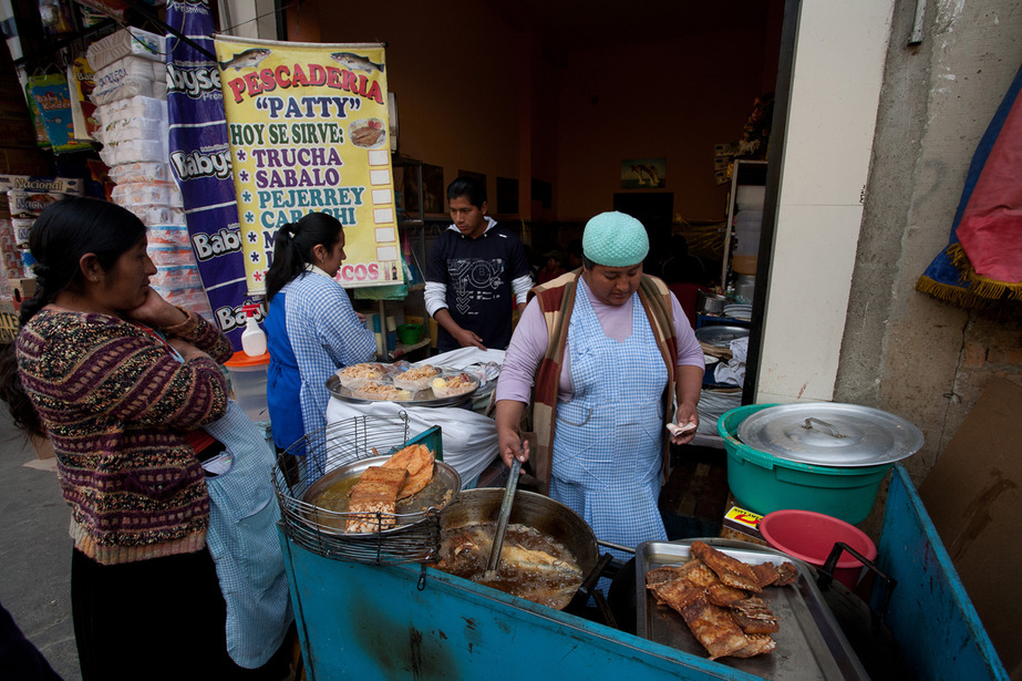 Street Food in La Paz, Bolivia