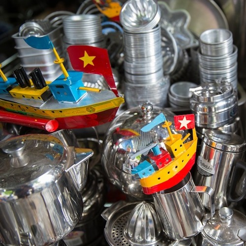 Tin Toy Ships