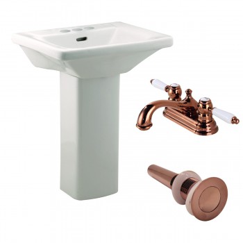 Kids Pedestal and Console Sinks | Child Height Sinks