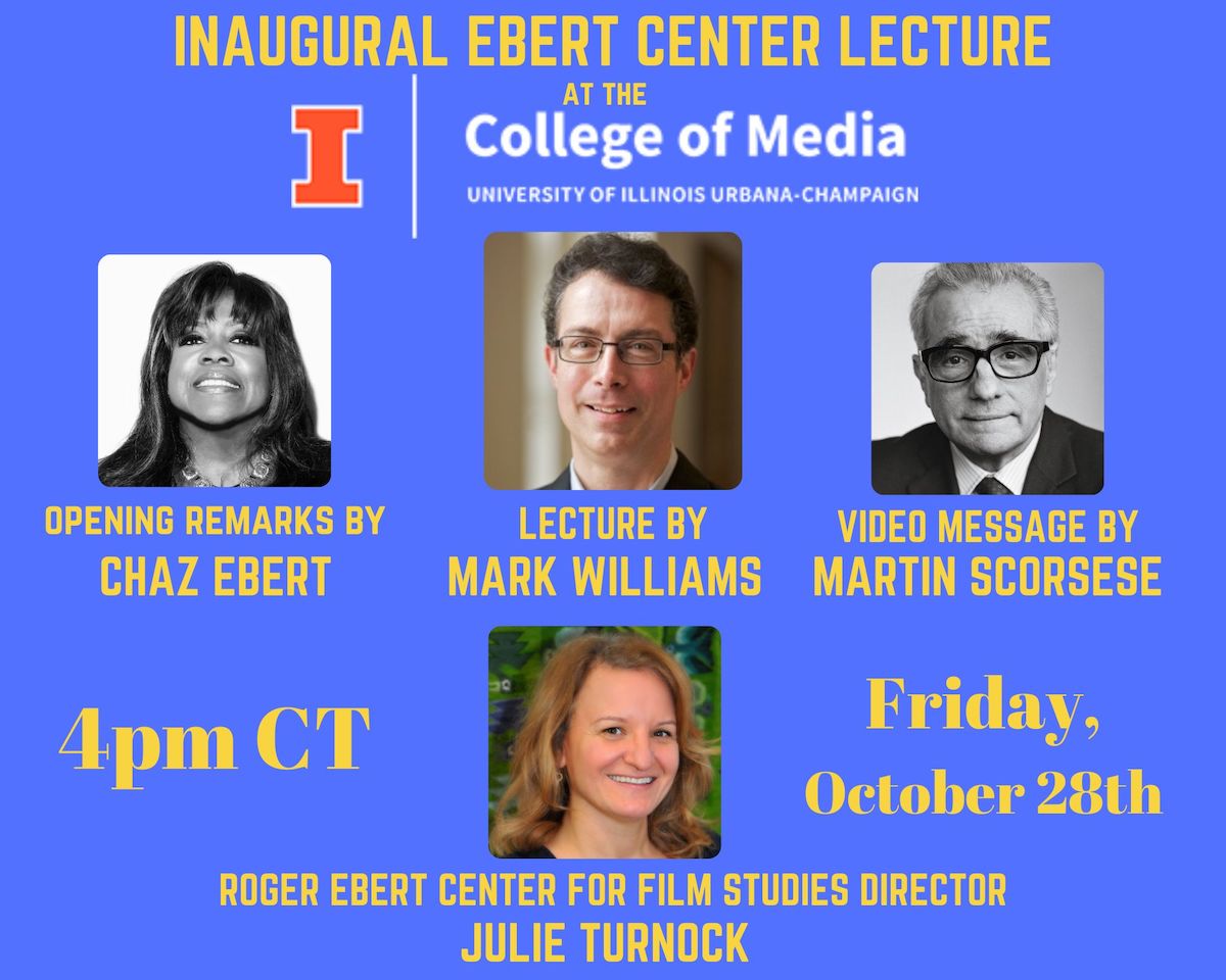 Ebert Center Launched at University of Illinois with Lecture on Friday ...