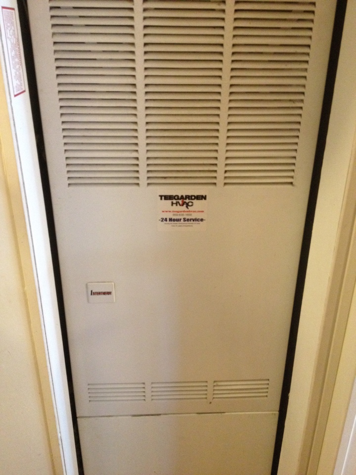 Real-time Service Area for Teegarden HVAC, LLC - crittenden, ky