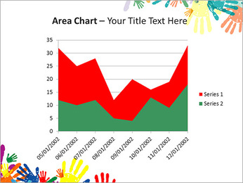 Colorful Childs Palms PowerPoint Template & Backgrounds ID 0000005417 ...