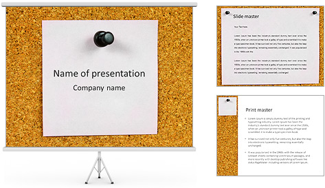 Reminder Paper PowerPoint Template & Backgrounds ID 0000006655 ...