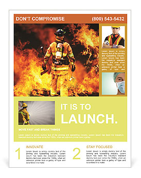 In to the fire, a Firefighter searches for possible survivors Flyer ...