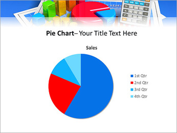 Financial business, analytics, banking and accounting concept: pie ...