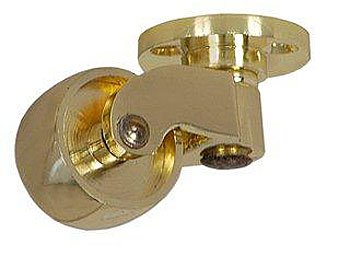 Polished Brass Decorative Caster | Taylor King