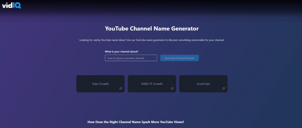 15 Best YouTube Name Generator Tools (100% Working)
