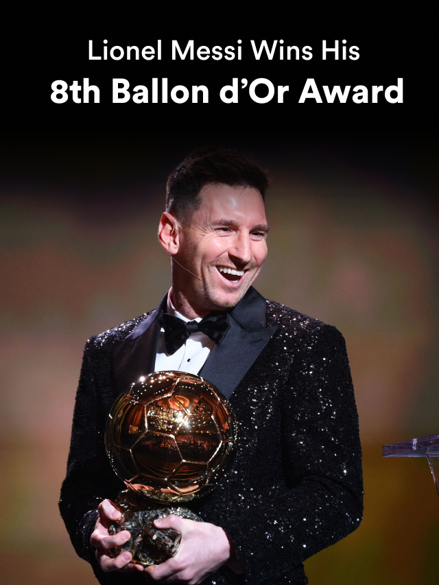 Lionel Messi Wins 2023 Ballon D'Or Award For The Record Eighth Time