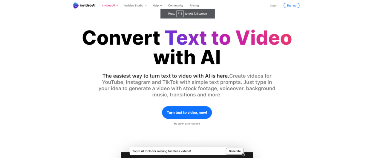 5 Best Text To Video AI In 2024 (Without Watermark)