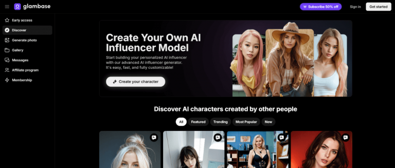 [10 BEST] AI Influencer Generator Apps Trending In 2025