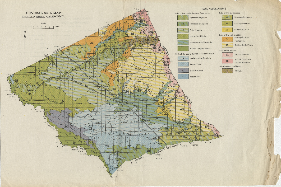 General soil map: Merced area, California — Calisphere
