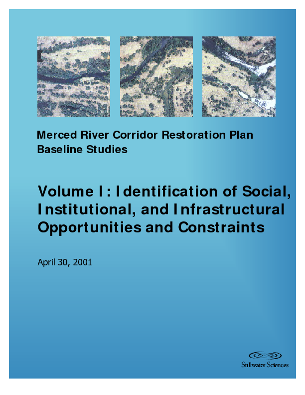 Merced River corridor restoration plan baseline studies: final report ...