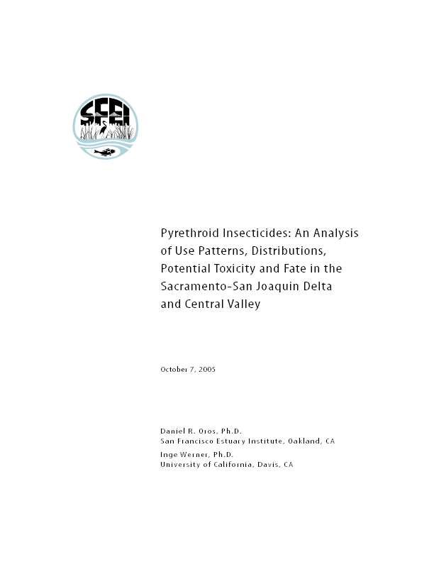 Pyrethroid insecticides: an analysis of use patterns, distributions ...