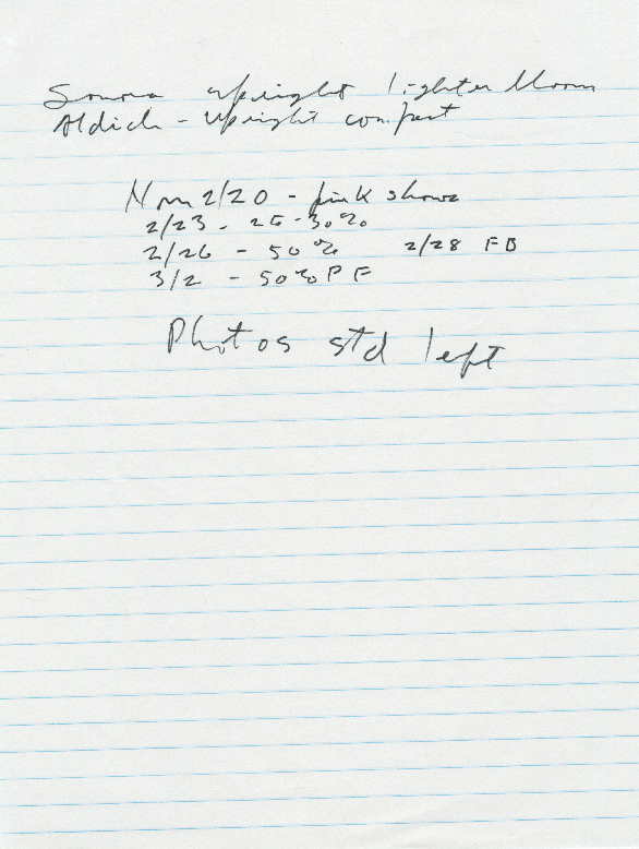 Hand-written notes — Calisphere