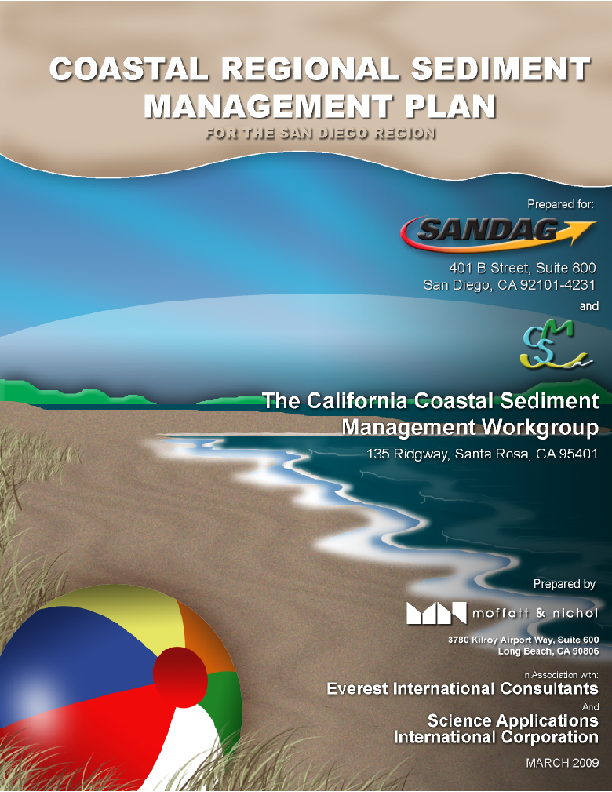 Final coastal regional sediment management plan for the San Diego ...