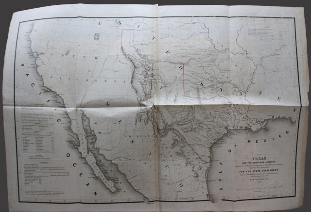 Map of Texas and the Countries Adjacent... 1844. : Lot 7