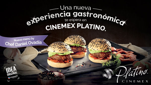 Platino - Menú - Cinemex