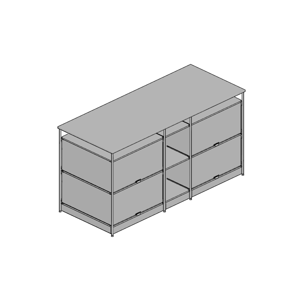 Auto CAD 3D Furniture Model Downloads - Steelcase