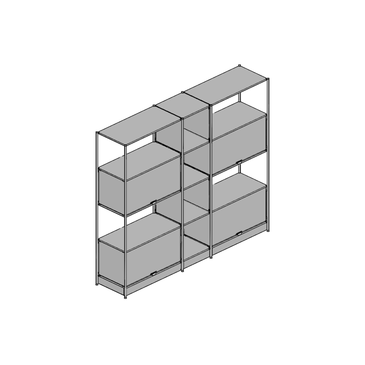 Auto CAD 3D Furniture Model Downloads - Steelcase