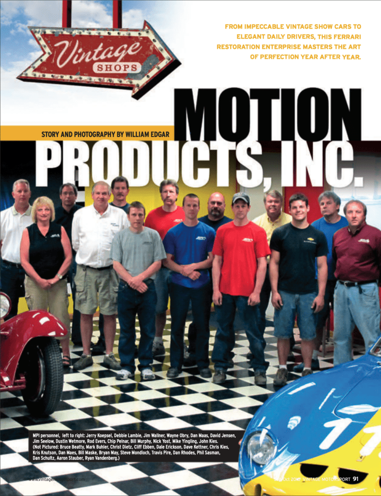 Motion Products IncMPI Highlight