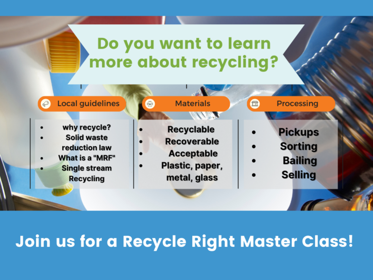 Recycle Right Master Class - Tri-County Recycling