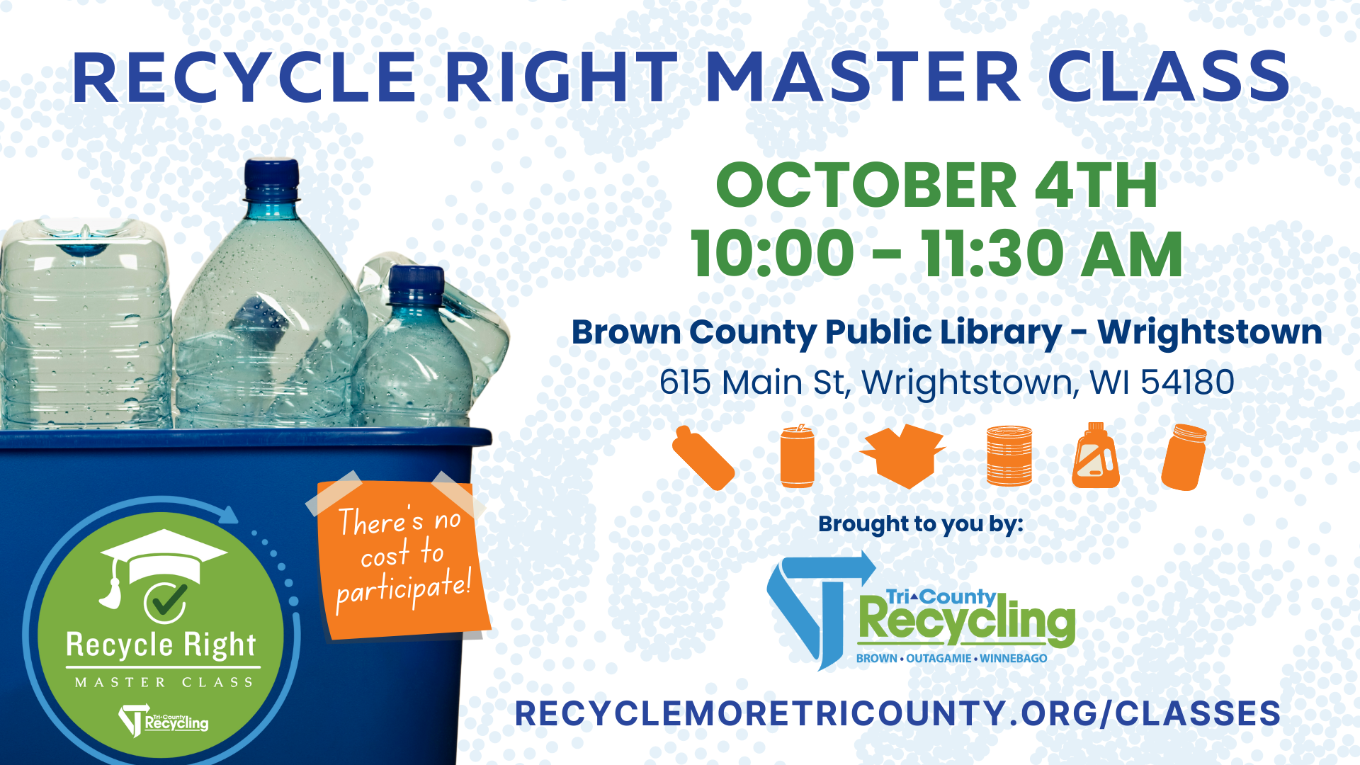 Recycle Right Master Class - Tri-County Recycling