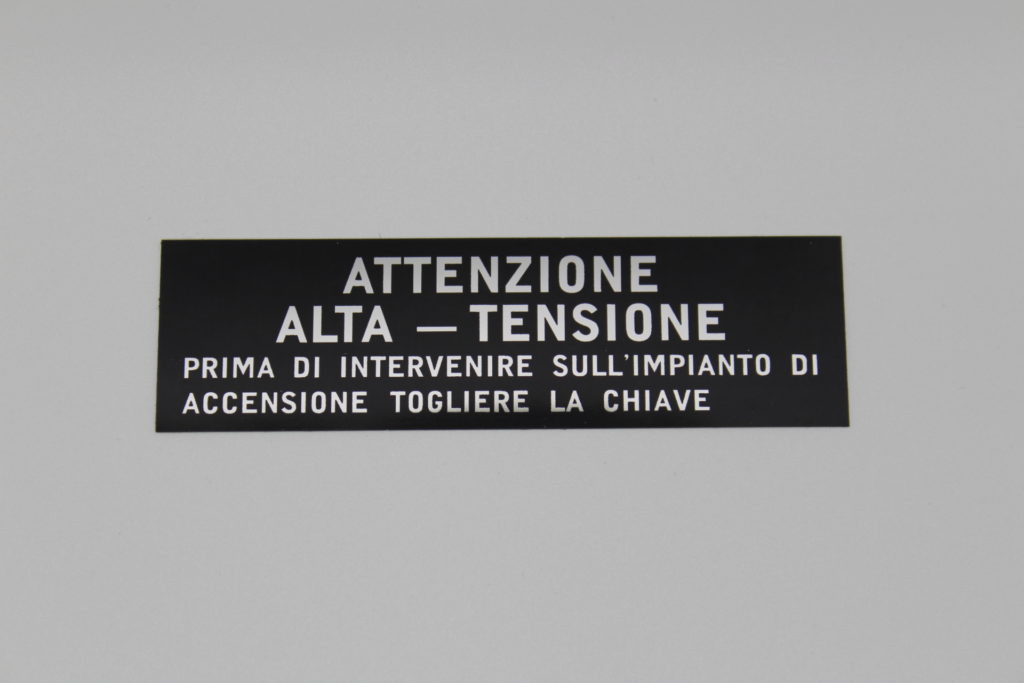 91G | Oil Tank sticker, black on foil | Kilimanjaro Designs