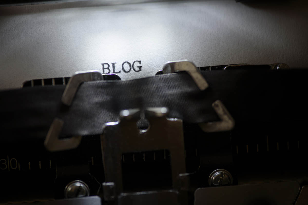 Typewriter printing blog text on paper - StockFreedom - Premium Stock ...