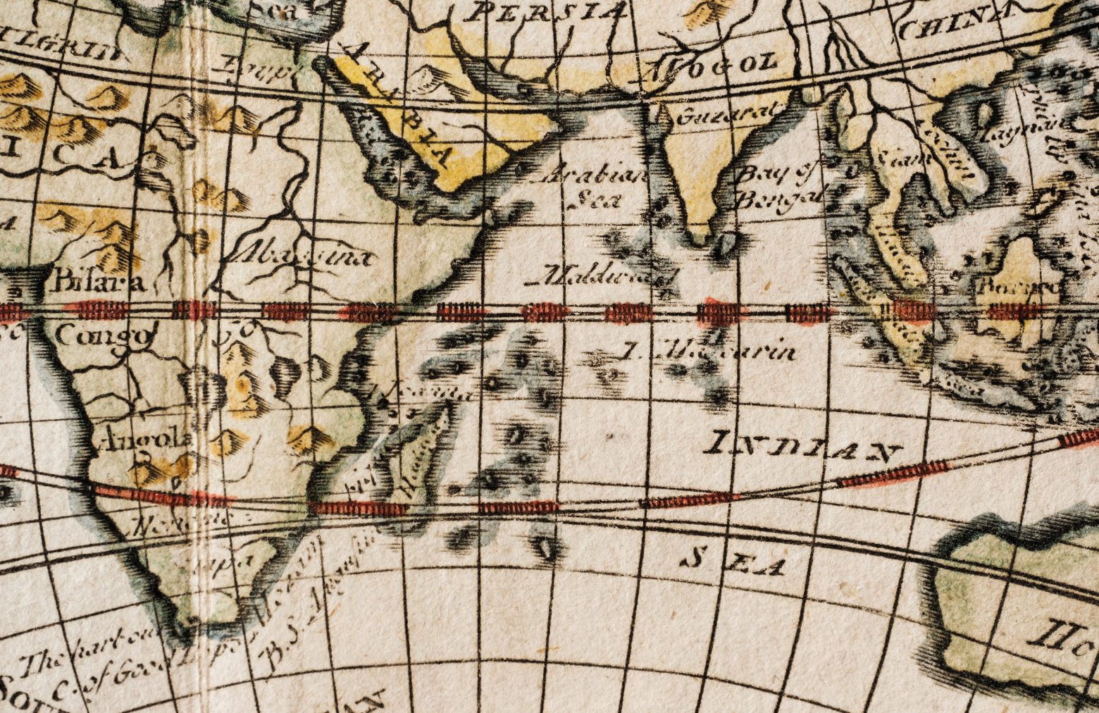 Compass rose on an antique map - StockFreedom - Premium Stock Photography