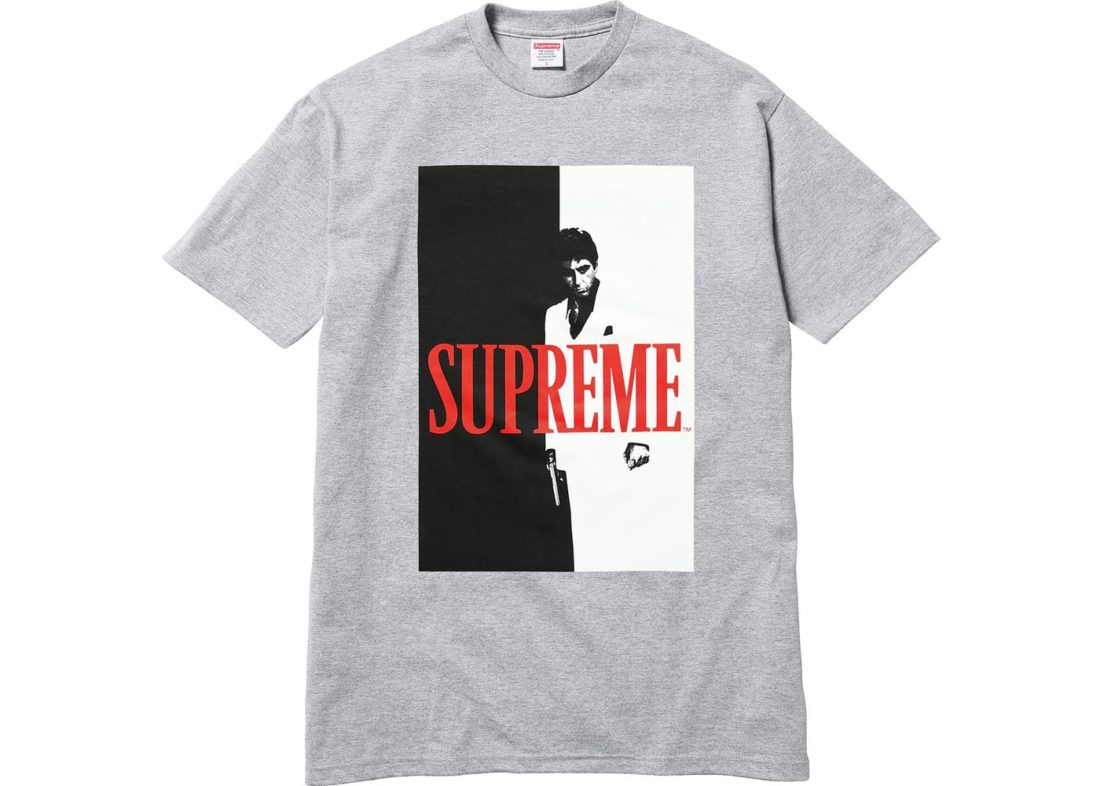 Heather Grey Supreme Scarface Split Tee - StockX News