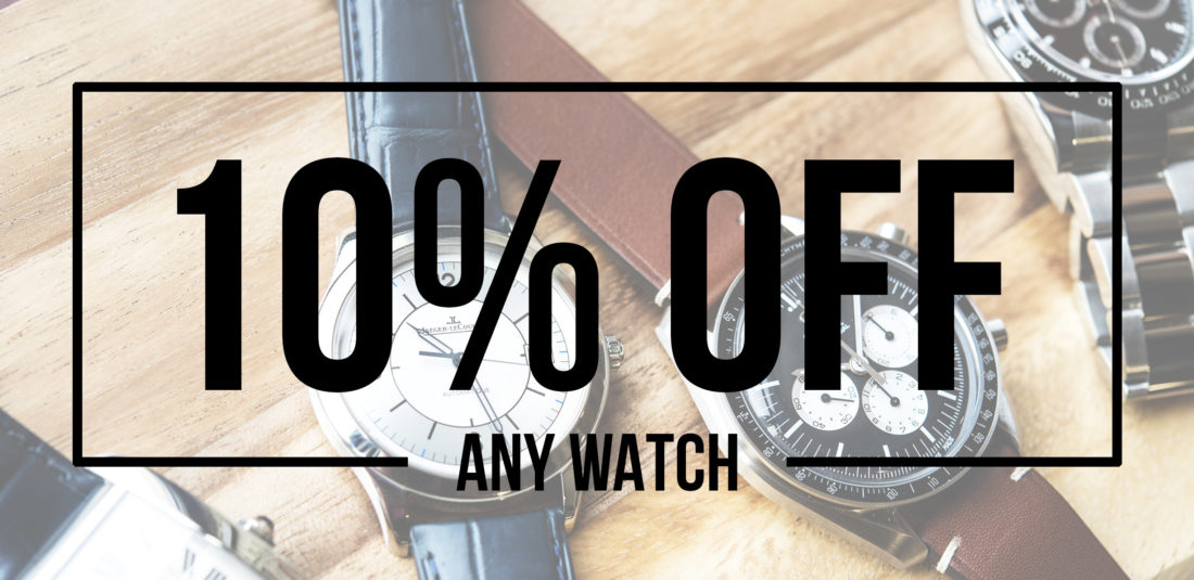 Get 10% Off for 10 Days On Your Next Watch Purchase - StockX News
