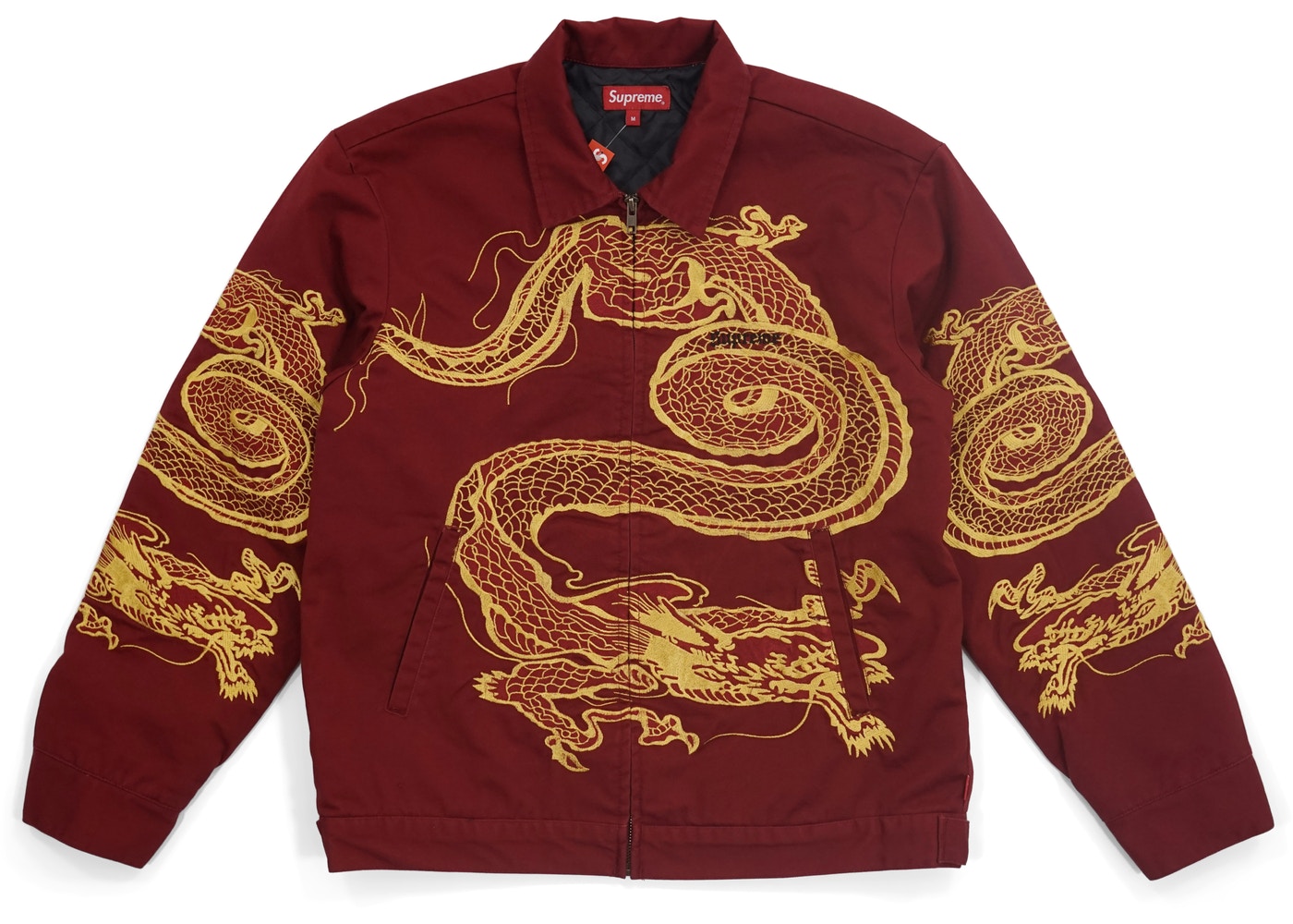 Supreme Dragon Work Jacket Red - StockX News