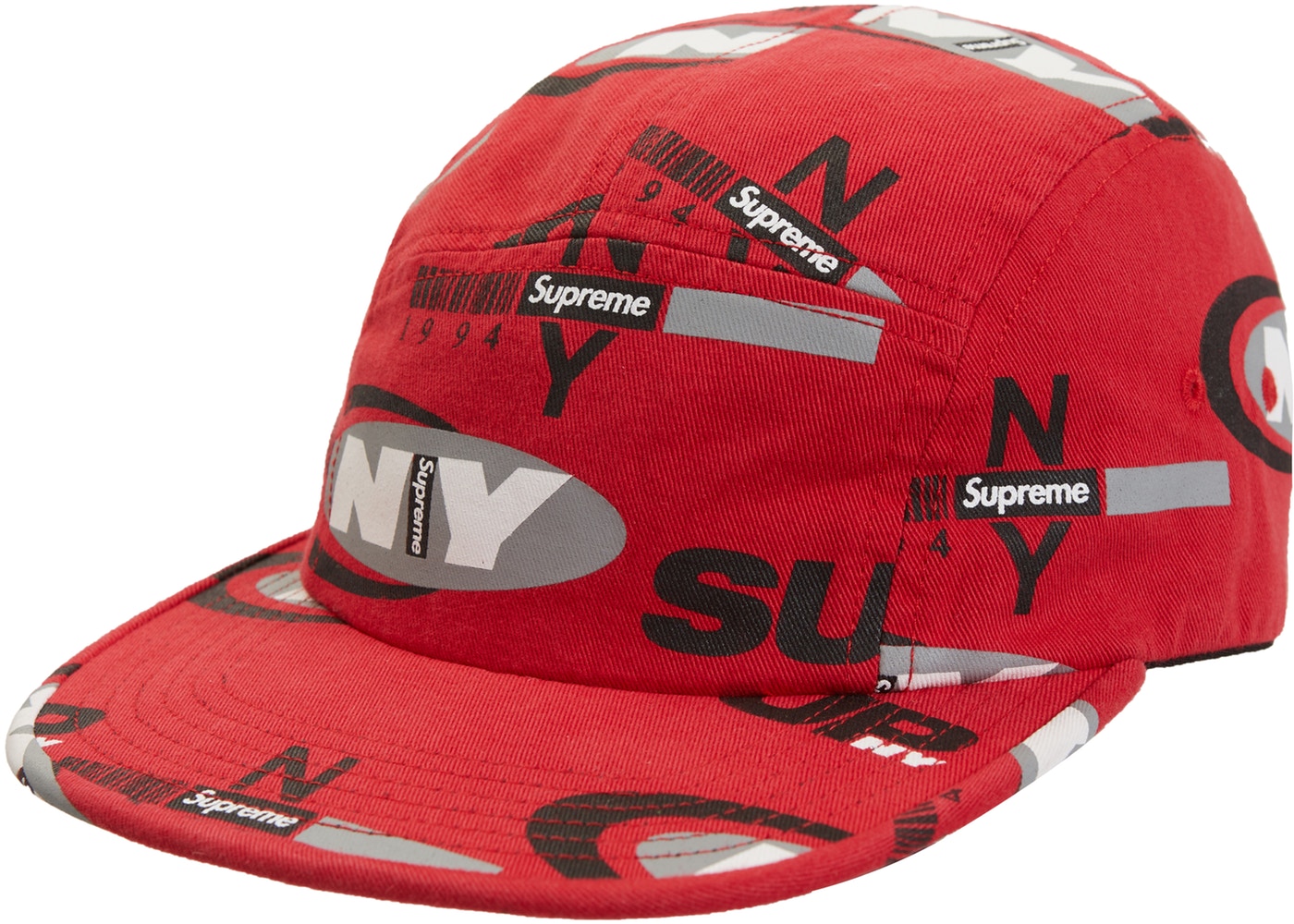Supreme NY Camp Cap Red Fall/Winter 2018 Accessories