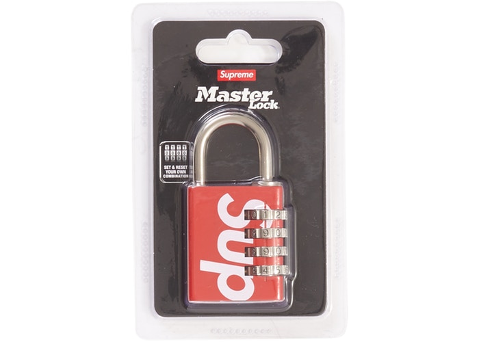 Supreme Masterlock Numeric Lock Red - StockX News